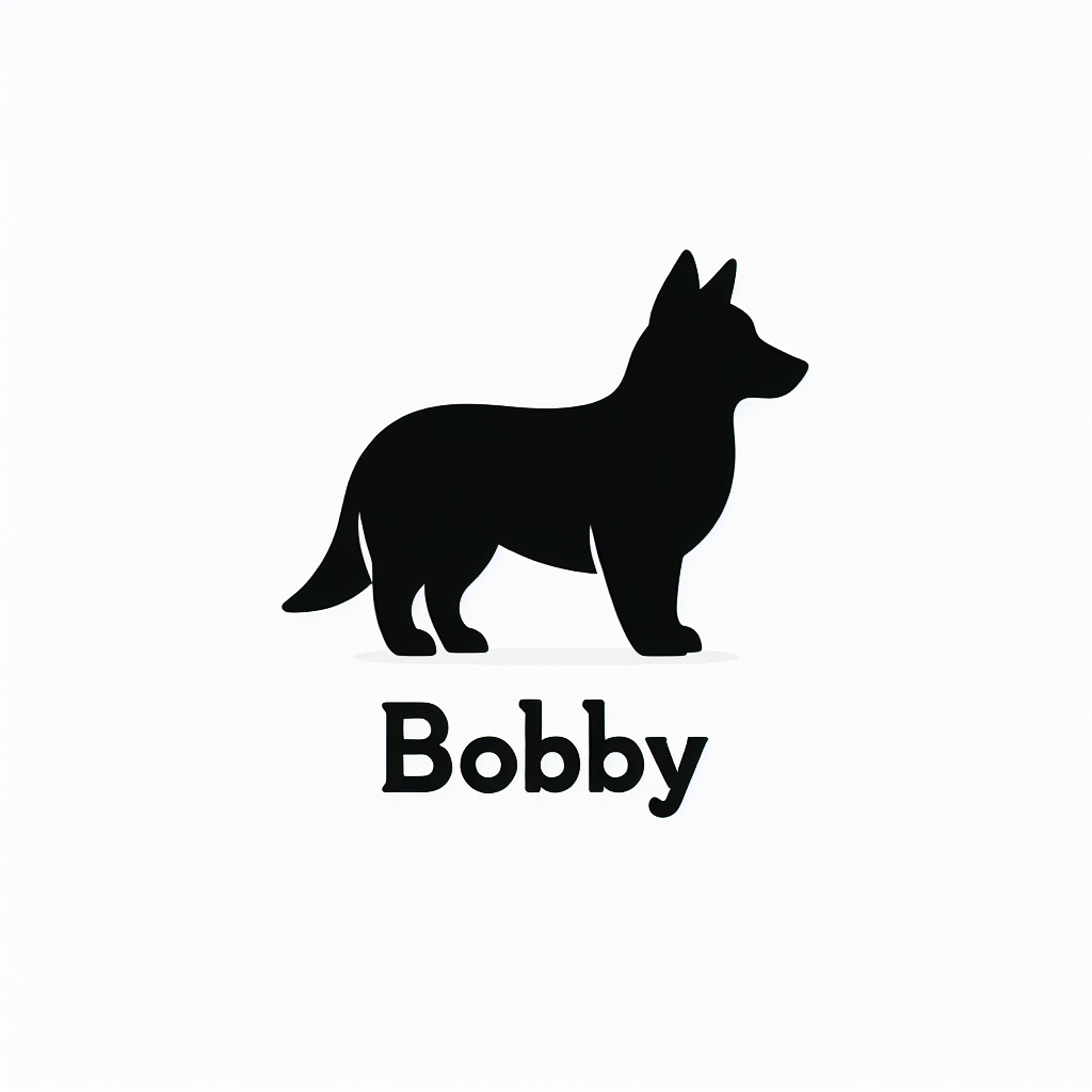 Dog Bobby Vector Silhouette | Digital Download SVG – OffOnArt